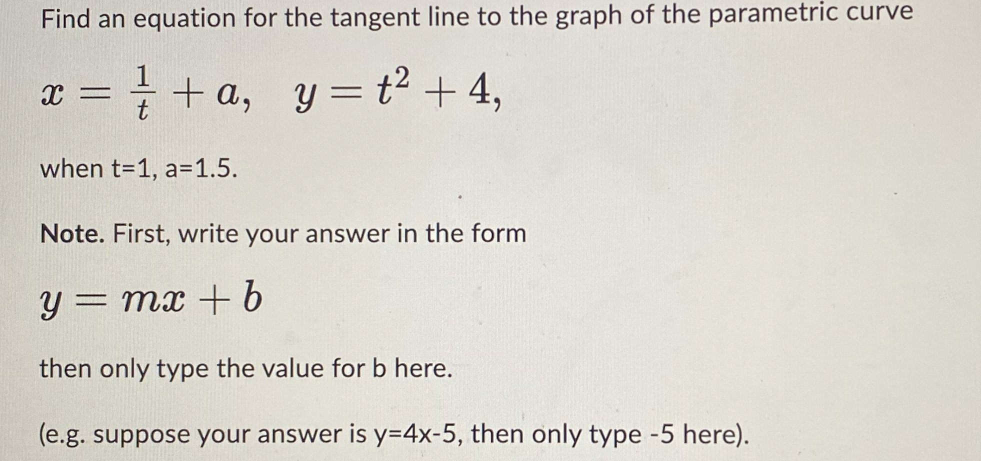 Solved Find an equation for the tangent line to the graph of | Chegg.com