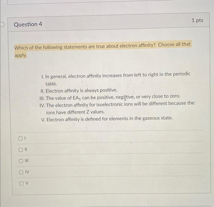 Solved Which of the following statements are true about | Chegg.com