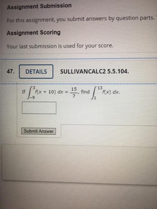 Solved Assignment Submission For this assignment, you submit | Chegg.com