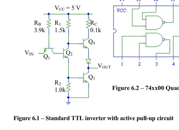 Solved 3. Simulate the TTL inverter circuit of Figure 6.1 | Chegg.com