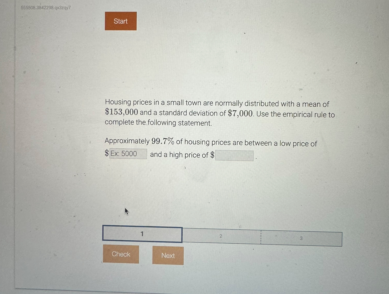Solved Housing prices in a small town are normally | Chegg.com