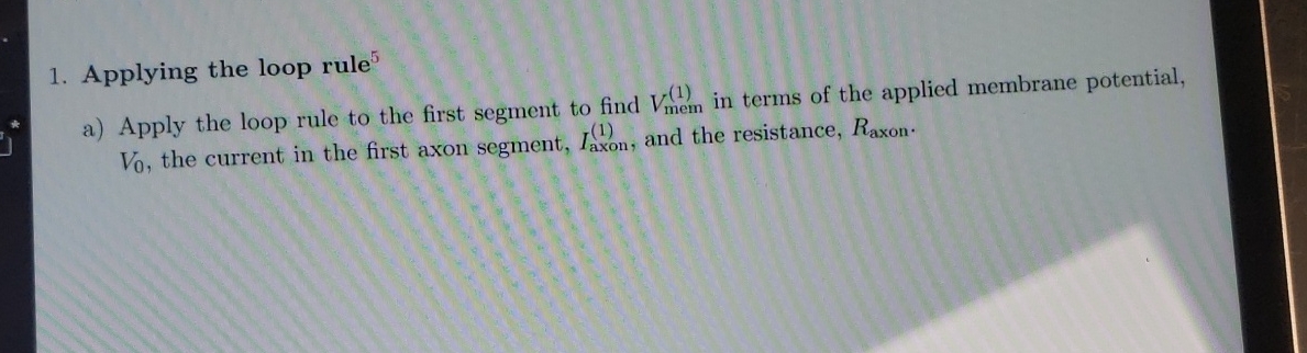 Solved Applying the loop rule 5a) ﻿Apply the loop rule to | Chegg.com