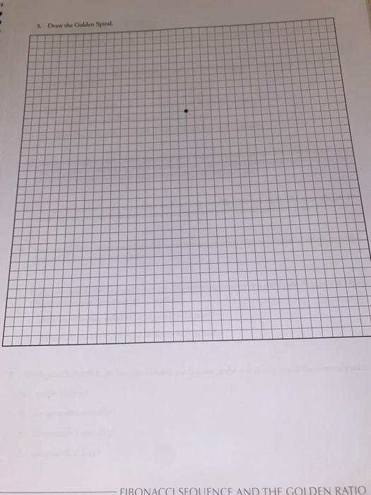 Solved Fibonacci Sequence and The Golden Ratio Worksheet | Chegg.com