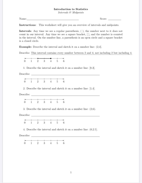 Solved Introduction to Statistics Intervals & Midpoints | Chegg.com