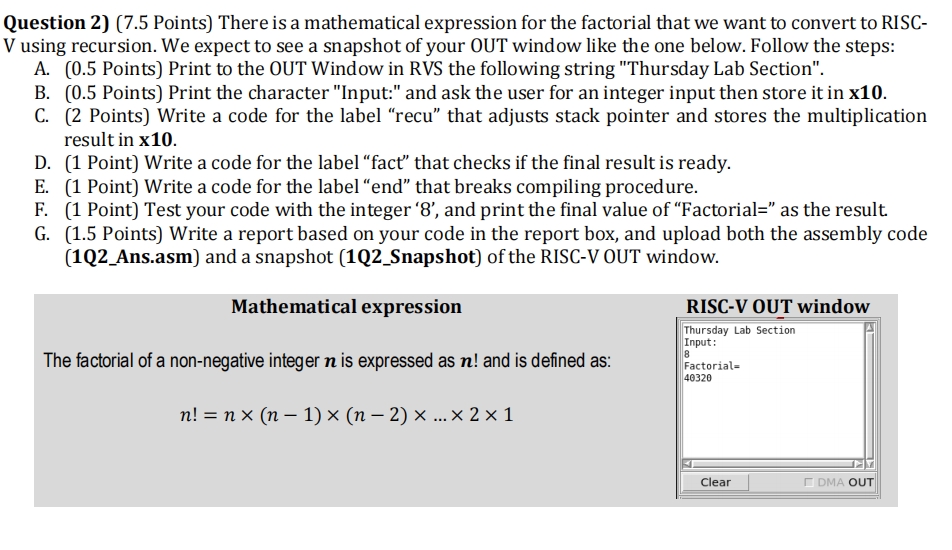 Solved Question 1) (7.5 ﻿Points) ﻿There is a piece of C (and | Chegg.com