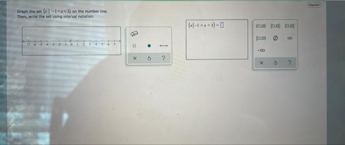Solved Graph the set (x-1 | Chegg.com