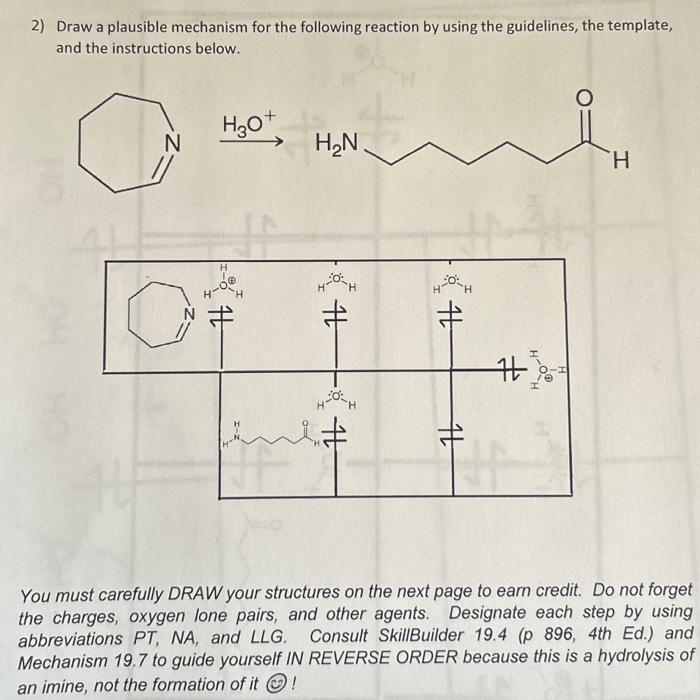 Solved 2) Draw a plausible mechanism for the following | Chegg.com