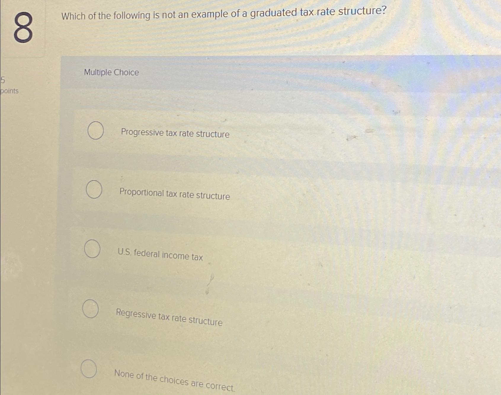 Solved Which of the following is not an example of a | Chegg.com