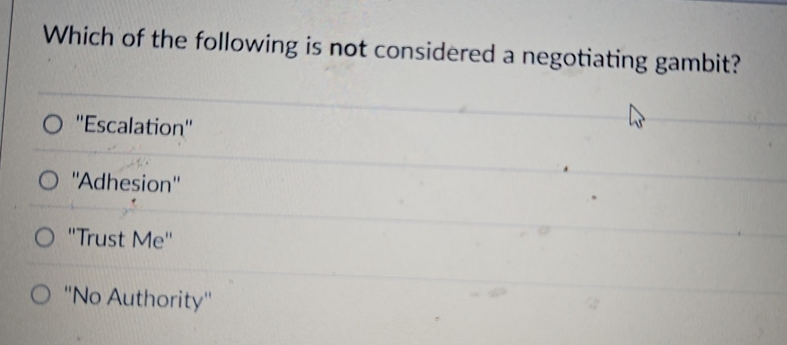 Solved Which of the following is not considered a | Chegg.com