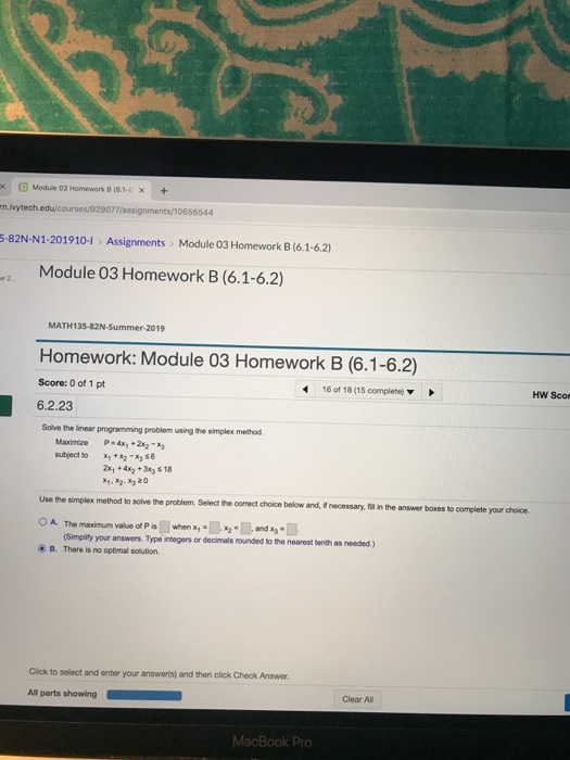 Solved Module 03 Homework B (6.1-6X | Chegg.com
