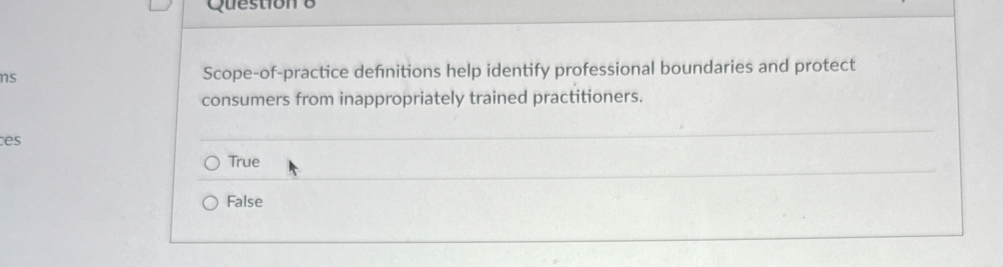 Solved Scope-of-practice definitions help identify | Chegg.com