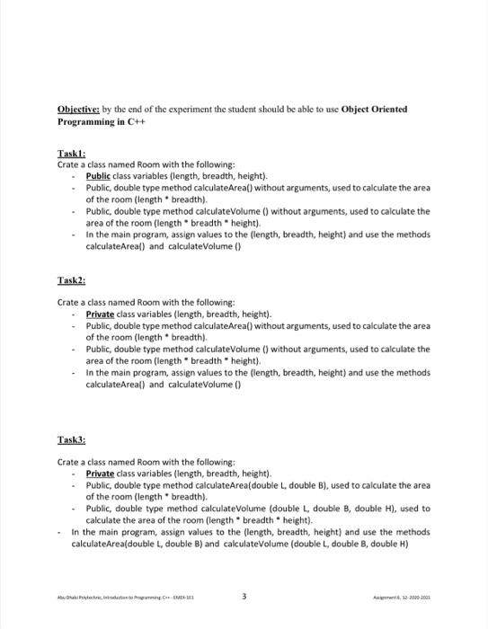Solved Objective: by the end of the experiment the student | Chegg.com