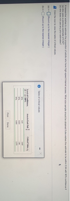 Solved A researcher wishes to estimate the proportion of | Chegg.com
