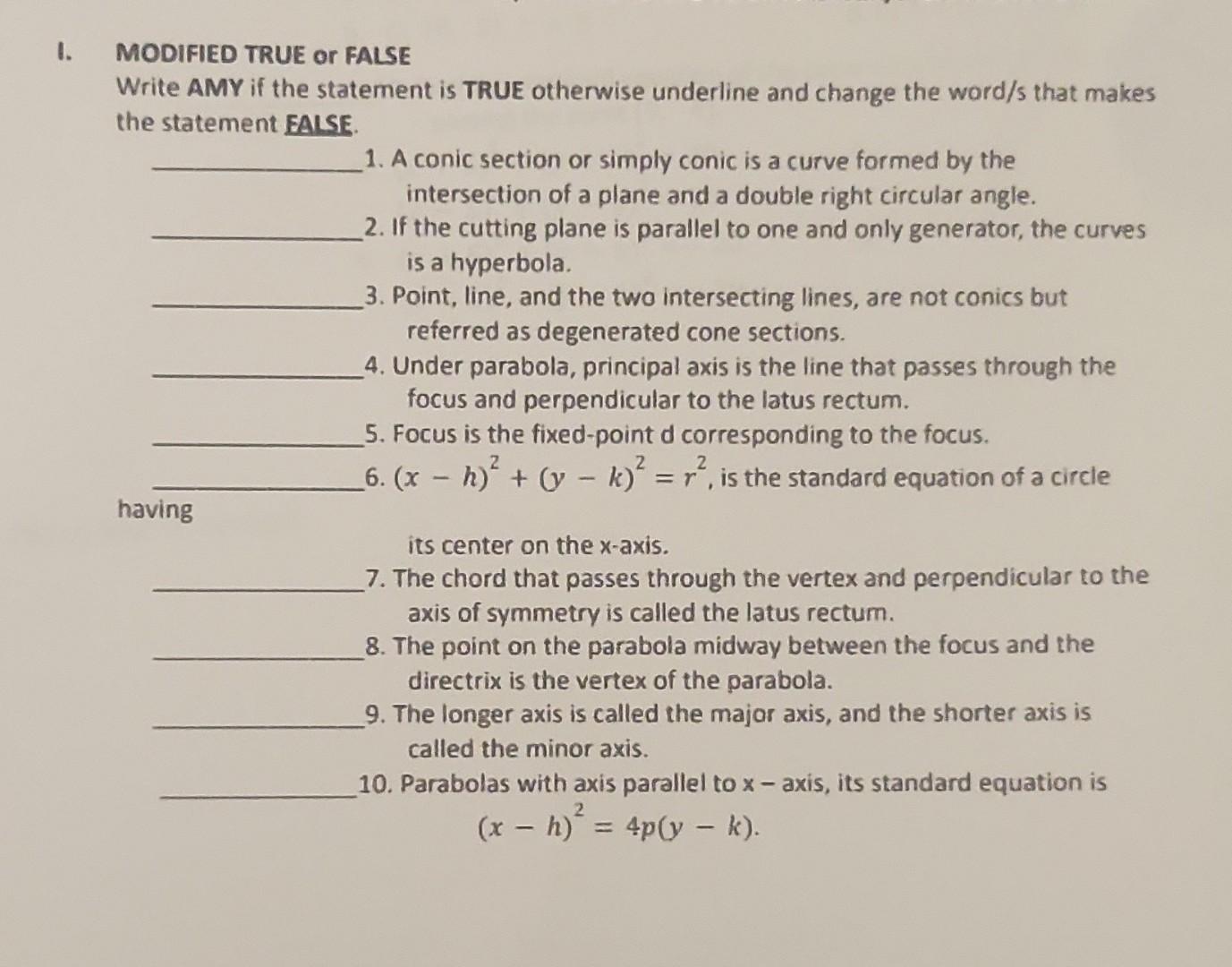 II. MULTIPLE CHOICE. CIRCLES. Solve for the | Chegg.com