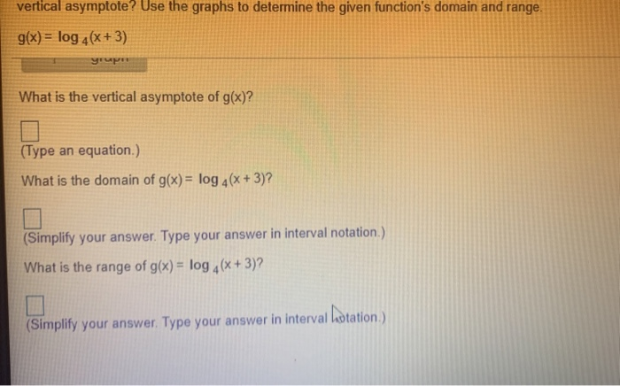 Solved Begin by graphing f(x) - log 4x. Then use | Chegg.com