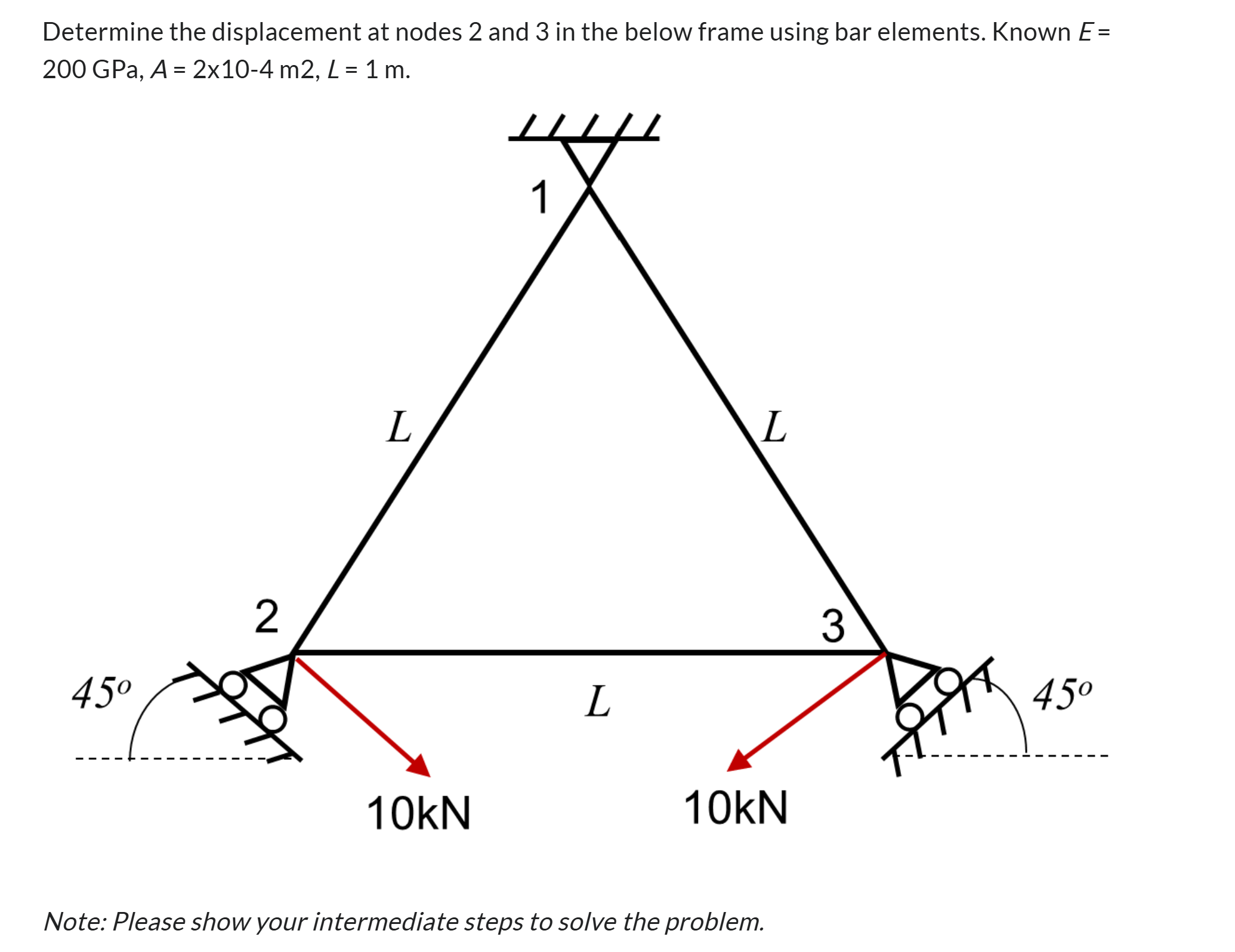 Solved Provide this FEM question step by ﻿step solutions. | Chegg.com