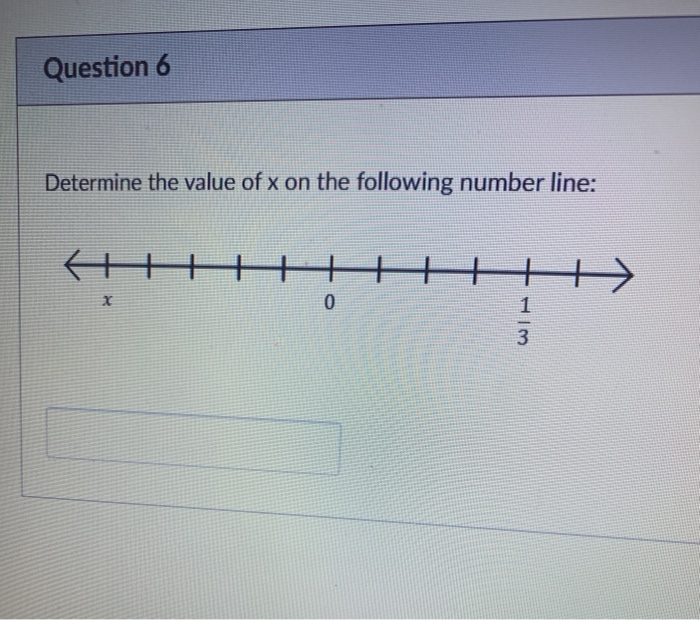 Solved Question 6 Determine the value of x on the following | Chegg.com