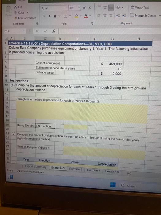 Solved declining balance method. (In performing your | Chegg.com