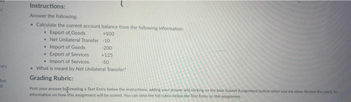 Solved Instructions: Answer the following: • Calculate the | Chegg.com