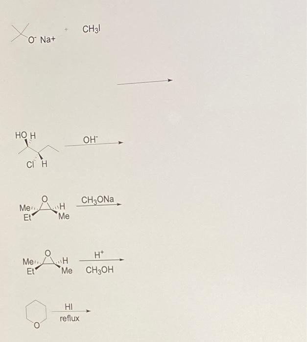 Solved O−Na++CH3l | Chegg.com