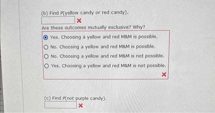 Solved Msm plain candies come in various colors. According | Chegg.com