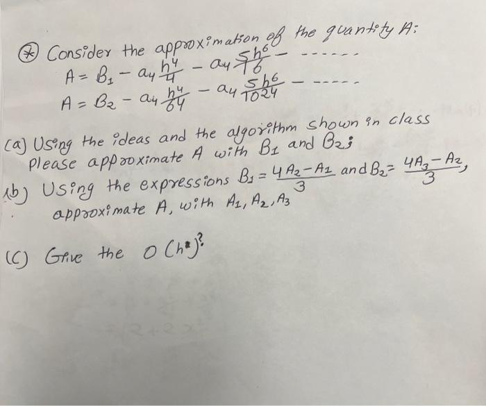 Solved subject - numerical analysisplease do seee the | Chegg.com