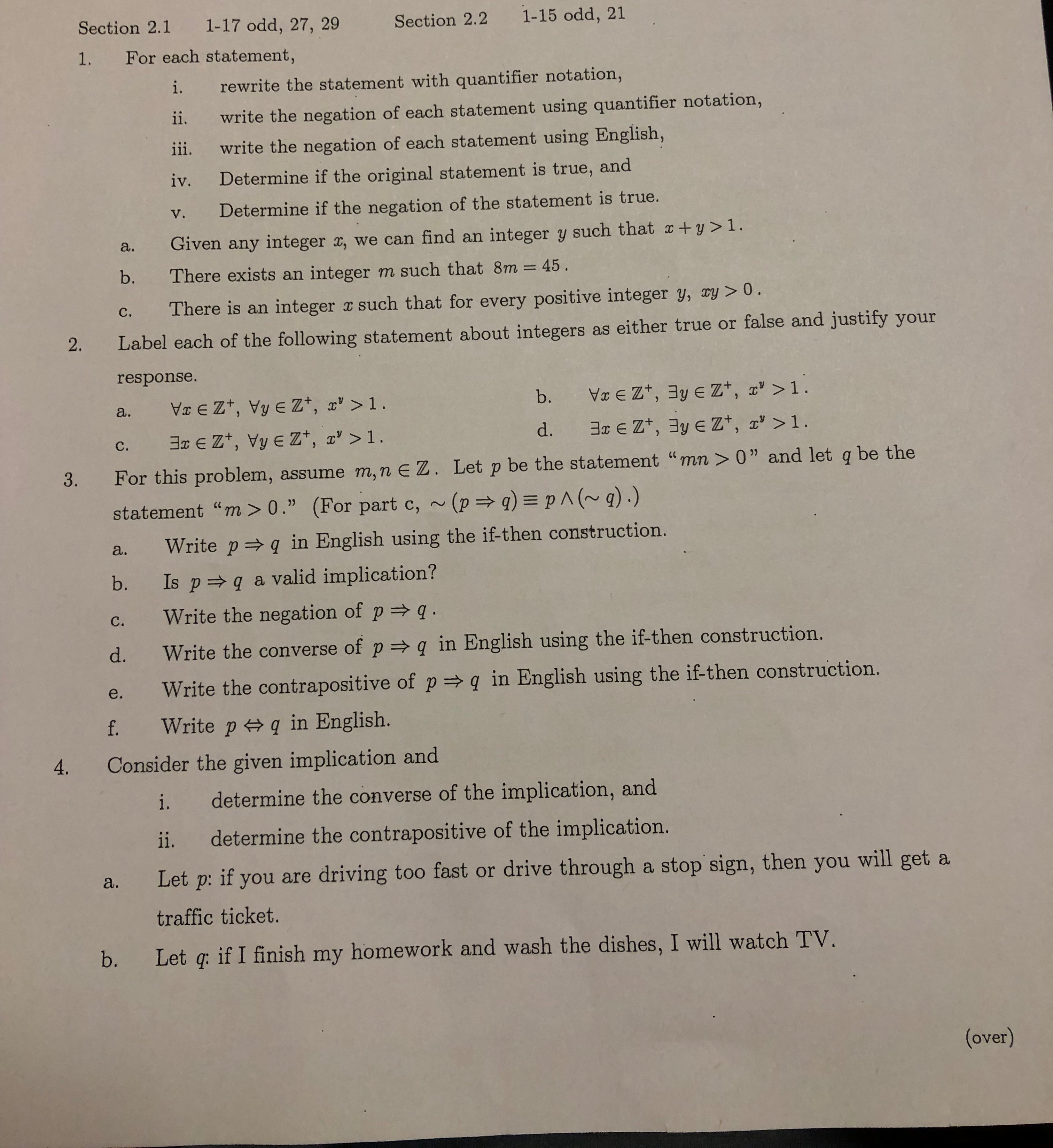 Solved Section 2.1 1-17 ﻿odd, 27, 29, ﻿Section 2.2,1-15 | Chegg.com