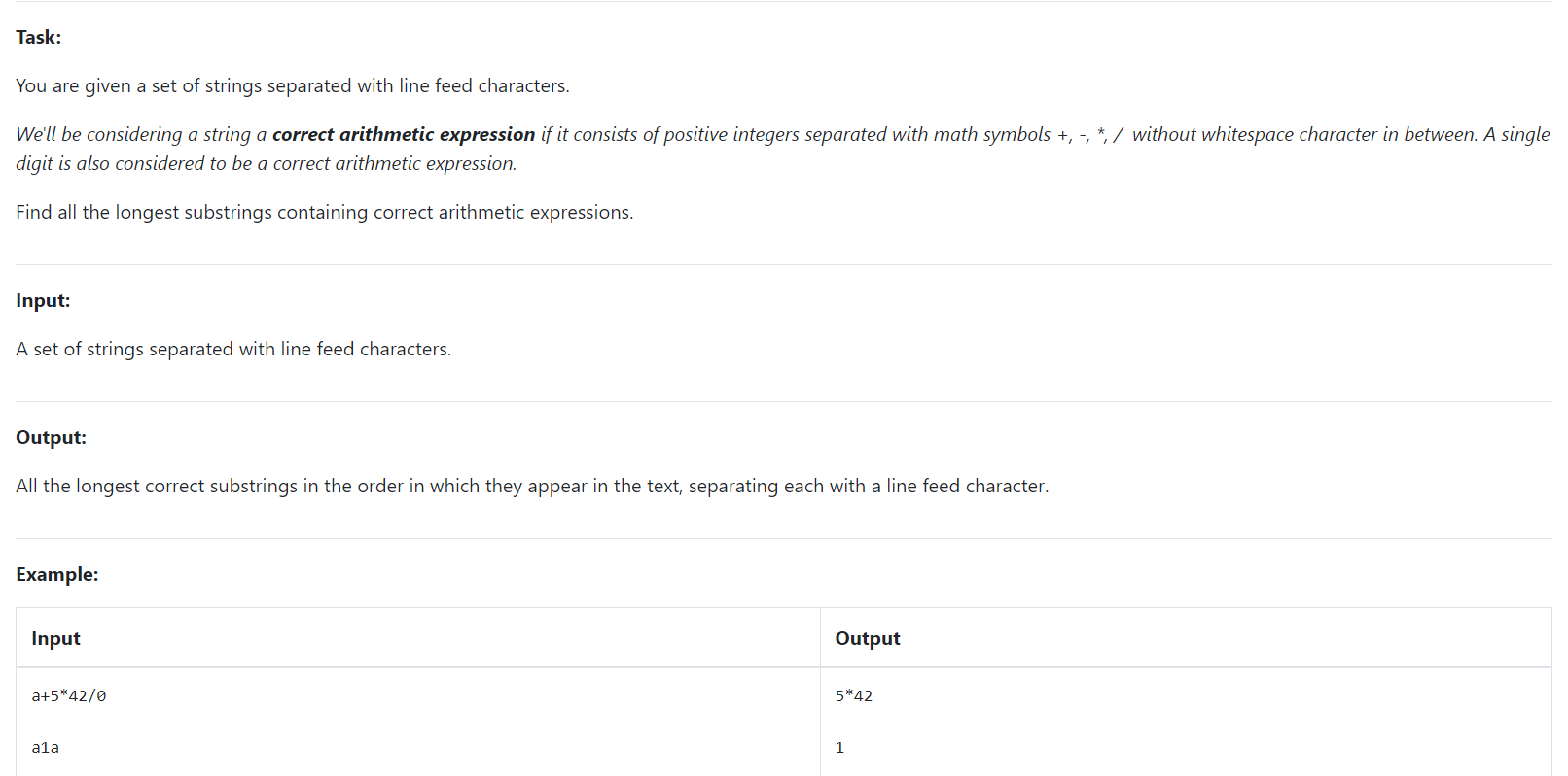 Solved Find correct arithmetic expressionsCost: 8 | ﻿Solved: | Chegg.com