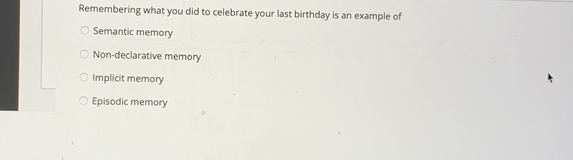 Solved Remembering what you did to celebrate your last | Chegg.com