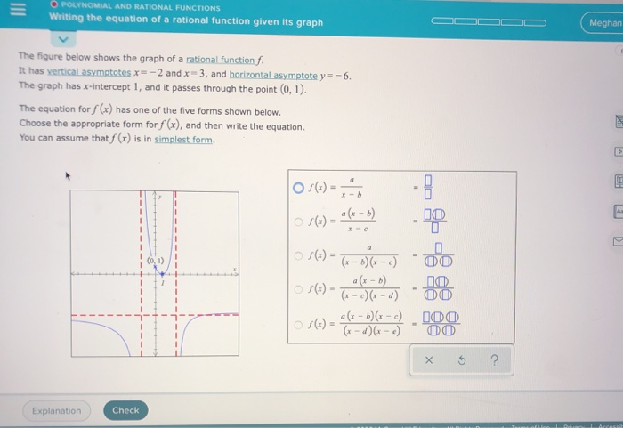 Solved OPOLYNOMIAL AND RATIONAL FUNCTIONS Writing the | Chegg.com