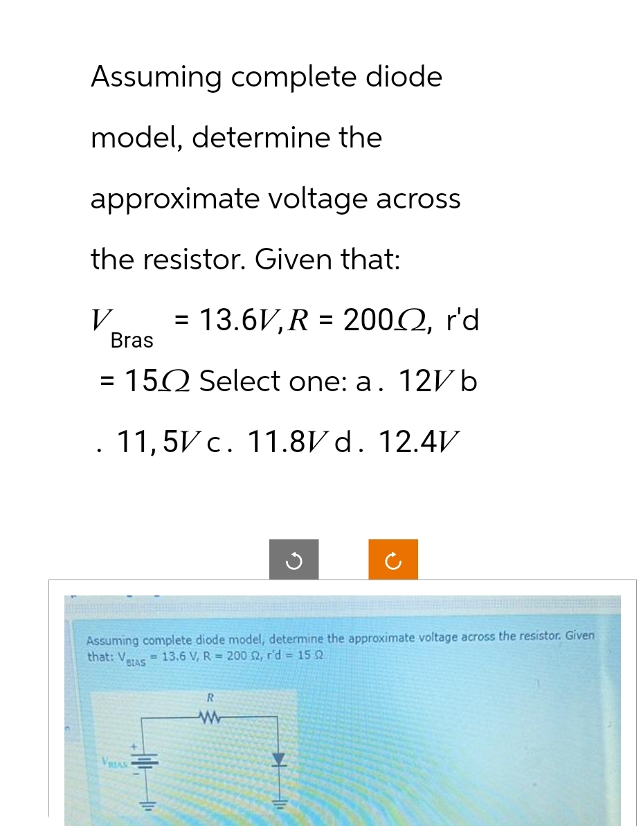 Solved Assuming complete diode model, determine the | Chegg.com