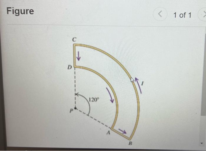 Solved In the wire shown in (Figure 1) segment BC is an arc | Chegg.com