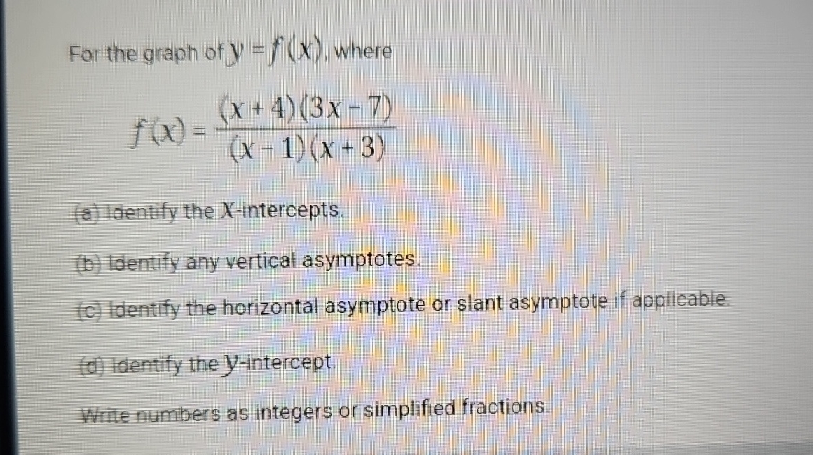 Solved For the graph of y=f(x), | Chegg.com