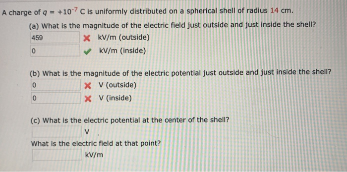 Solved A charge of q = +10-7C is uniformly distributed on a | Chegg.com