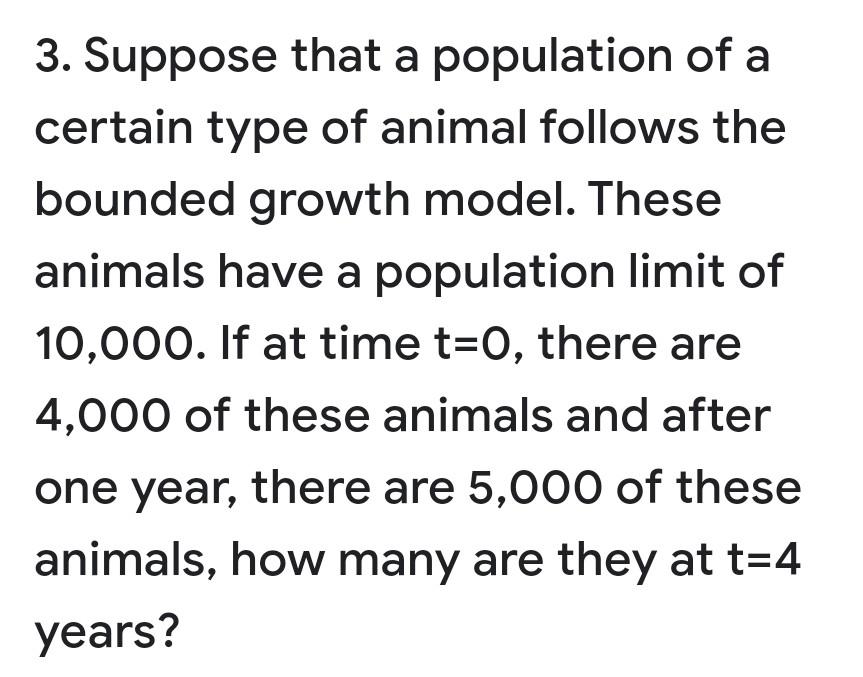 Solved 3. Suppose that a population of a certain type of | Chegg.com