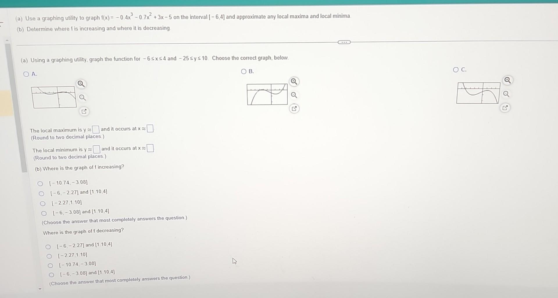 Solved Use a graphing utility to graph | Chegg.com