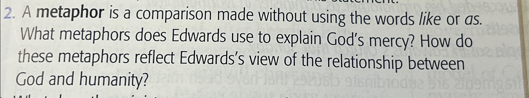 Solved A metaphor is a comparison made without using the | Chegg.com