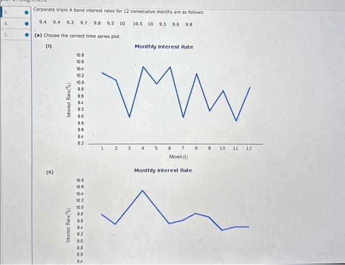 Solved Corporate triple A bond interest rates for 12 | Chegg.com