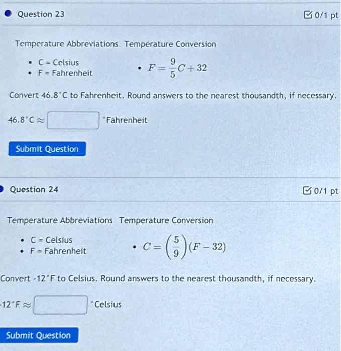 Solved Metric Capacity Conversions US Capacity Conversions - | Chegg.com