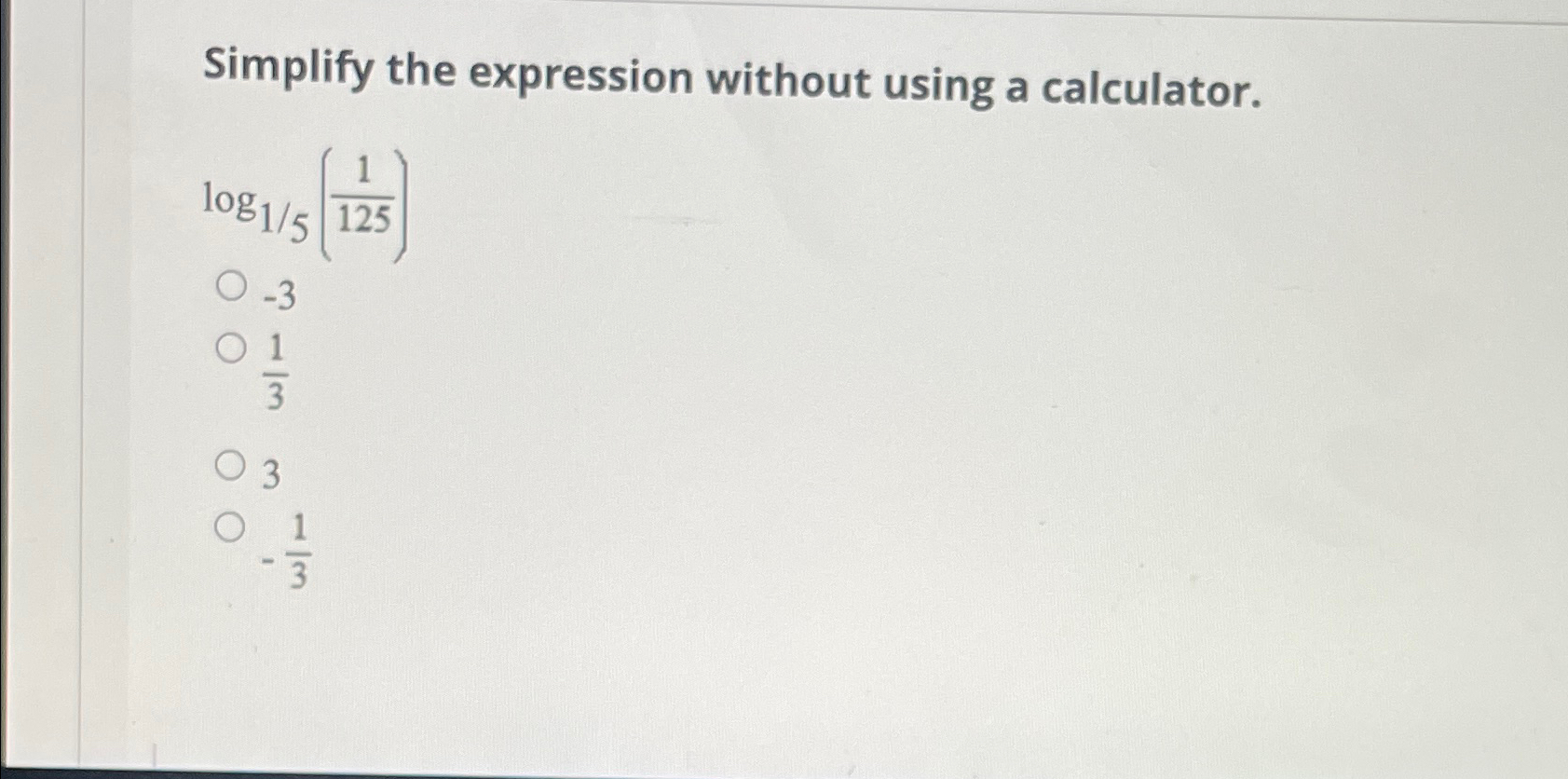 Solved Simplify the expression without using a | Chegg.com