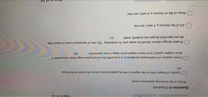 Solved Question 5 (3 points) Which of the following | Chegg.com