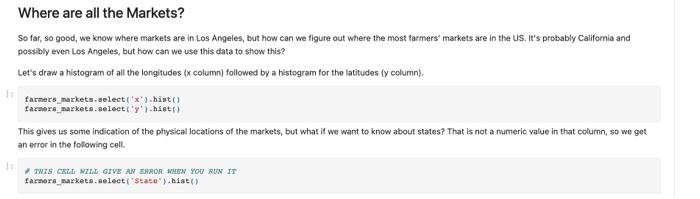 Solved While numpy and pandas will certainly make histograms | Chegg.com