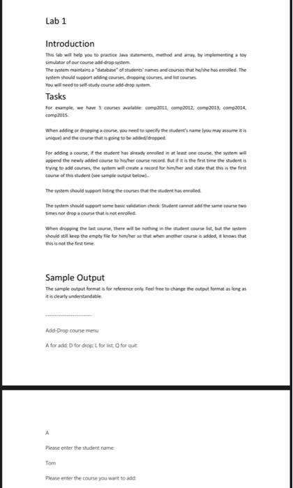 Solved Pleas Help Me Do This Experiment In Java And Send Me 3148