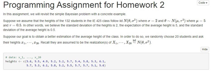 Solved Programming Assignment for Homework 2 Code In this | Chegg.com