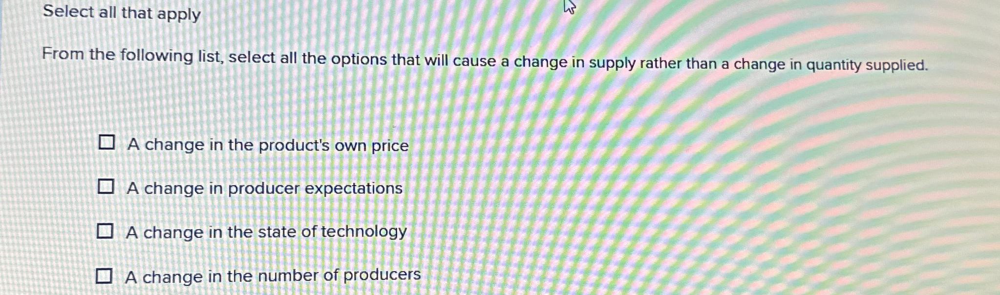 Solved Select all that applyFrom the following list, select | Chegg.com