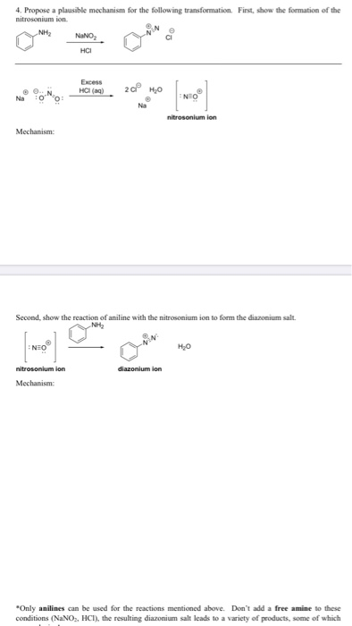 Solved 4. Propose a plausible mechanism for the following | Chegg.com