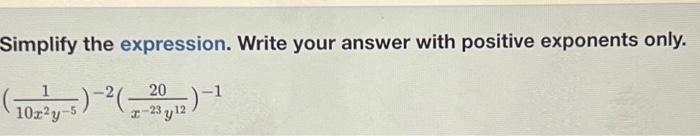 Solved Simplify the expression. Write your answer with | Chegg.com