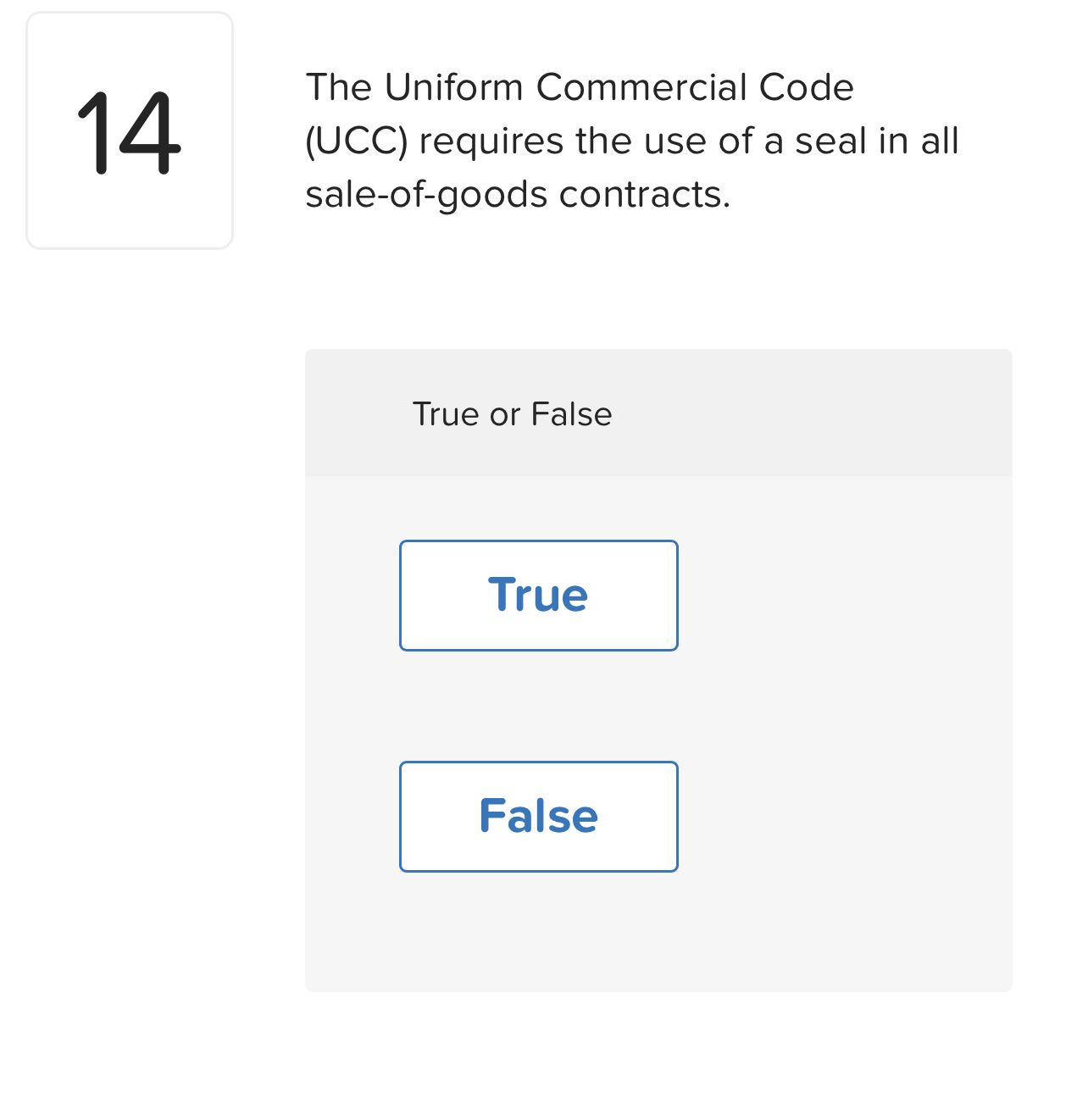Solved The Uniform Commercial Code (UCC) ﻿requires the use | Chegg.com