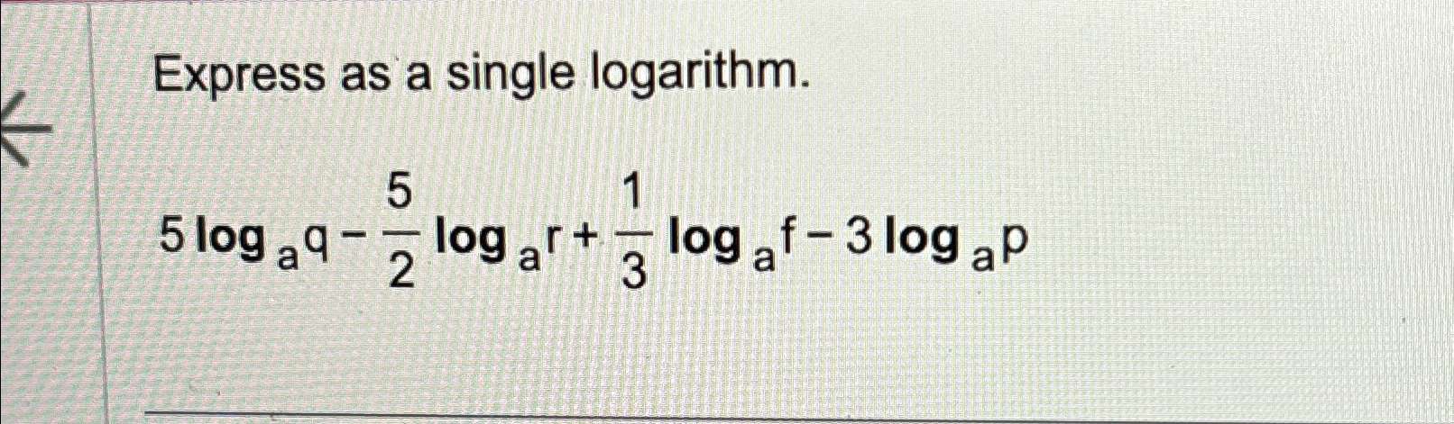 Solved Express as a single | Chegg.com