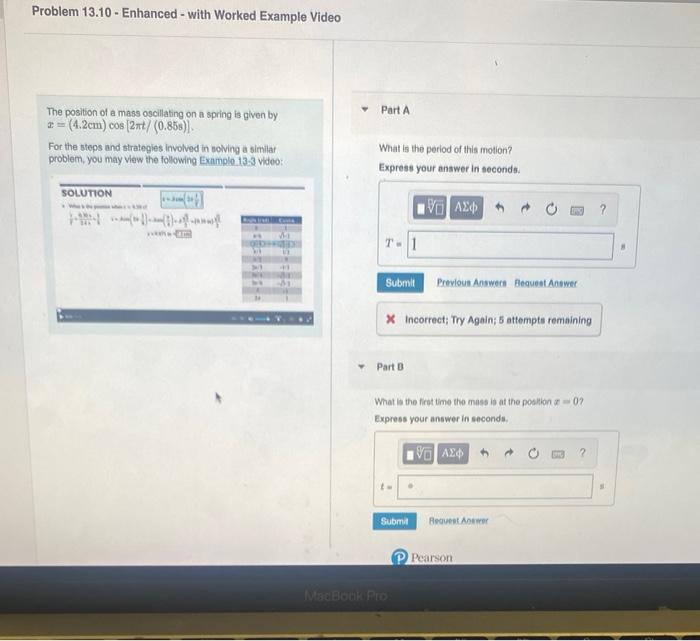 Solved Find the toid load supported by the springs Two | Chegg.com